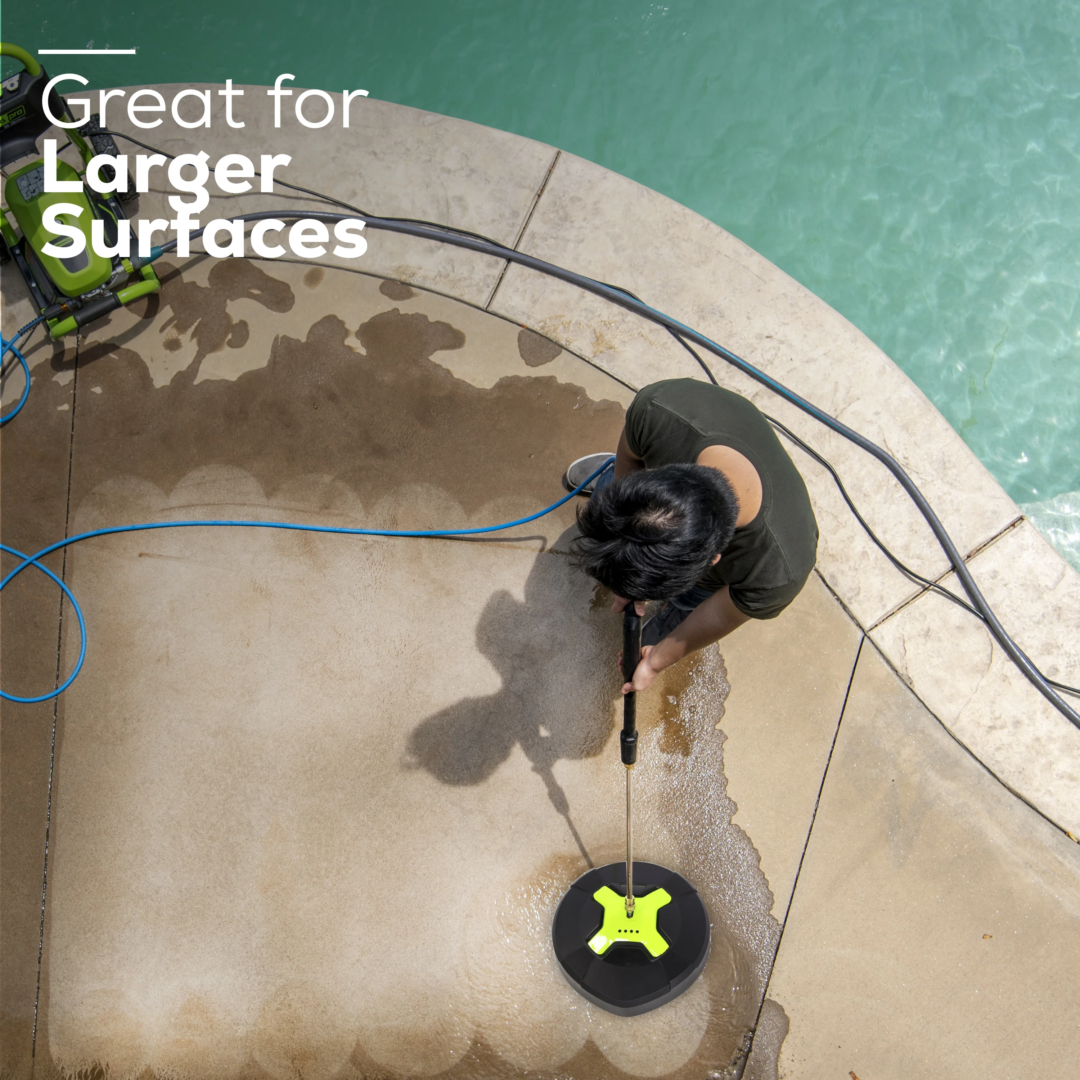 15'' Rotating Surface Cleaner - suits 60V 3000 PSI Pressure Washer ...