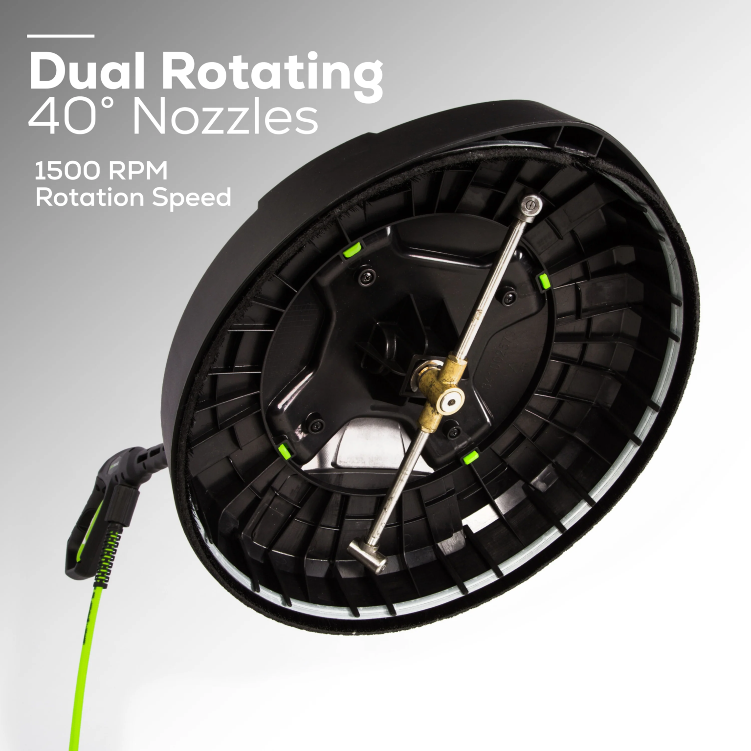 15'' Rotating Surface Cleaner - suits 60V 3000 PSI Pressure Washer ...