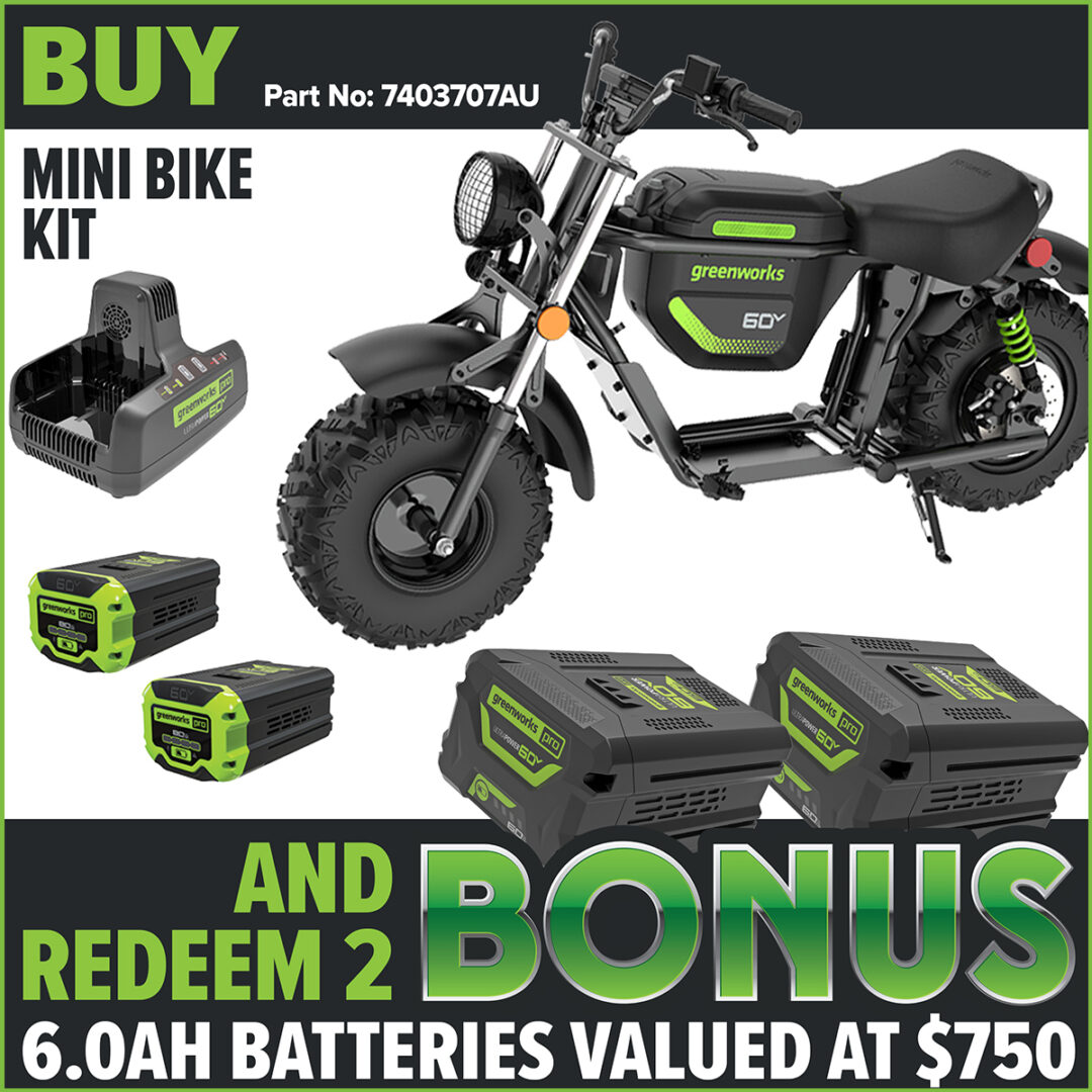60V STEALTH Series Off-Road Mini Bike